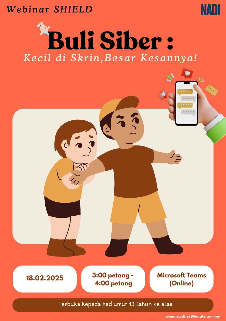 🔴 WEBINAR SHIELD: BULI SIBER 🔴📱 Kecil di Skrin, Besar Kesannya! 🚨 ...